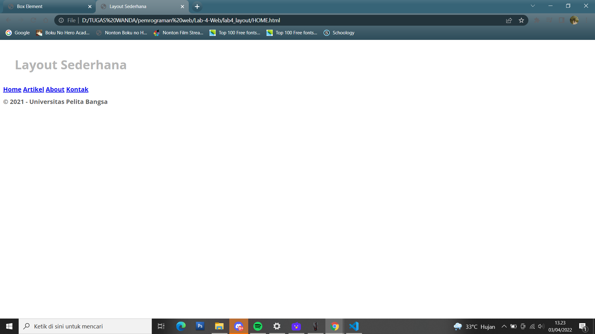GitHub - wandasetya/Lab4Web