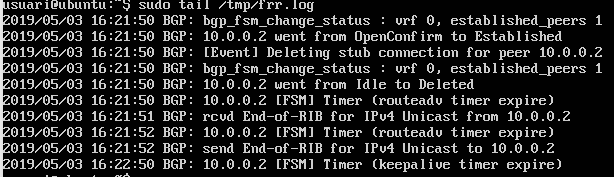 Most simple BGP configuration example ever doesn't work · Issue #4246 · FRRouting/frr · GitHub
