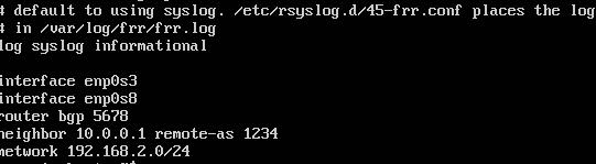 Most simple BGP configuration example ever doesn't work · Issue #4246 · FRRouting/frr · GitHub