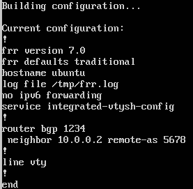 Most simple BGP configuration example ever doesn't work · Issue #4246 · FRRouting/frr · GitHub