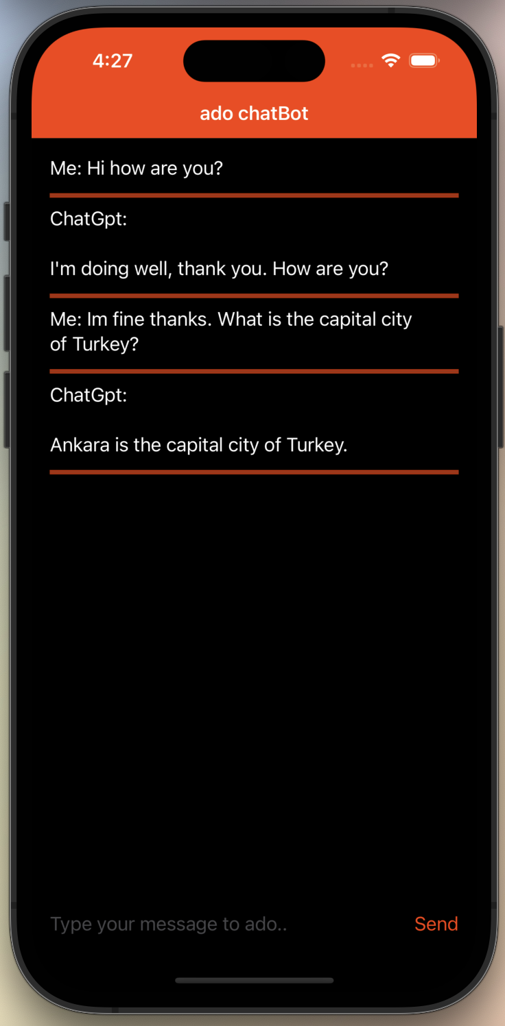 GitHub - ocobanoglu18/chatBotwithOpenAI: This is an basic API call iOS application that was made ...