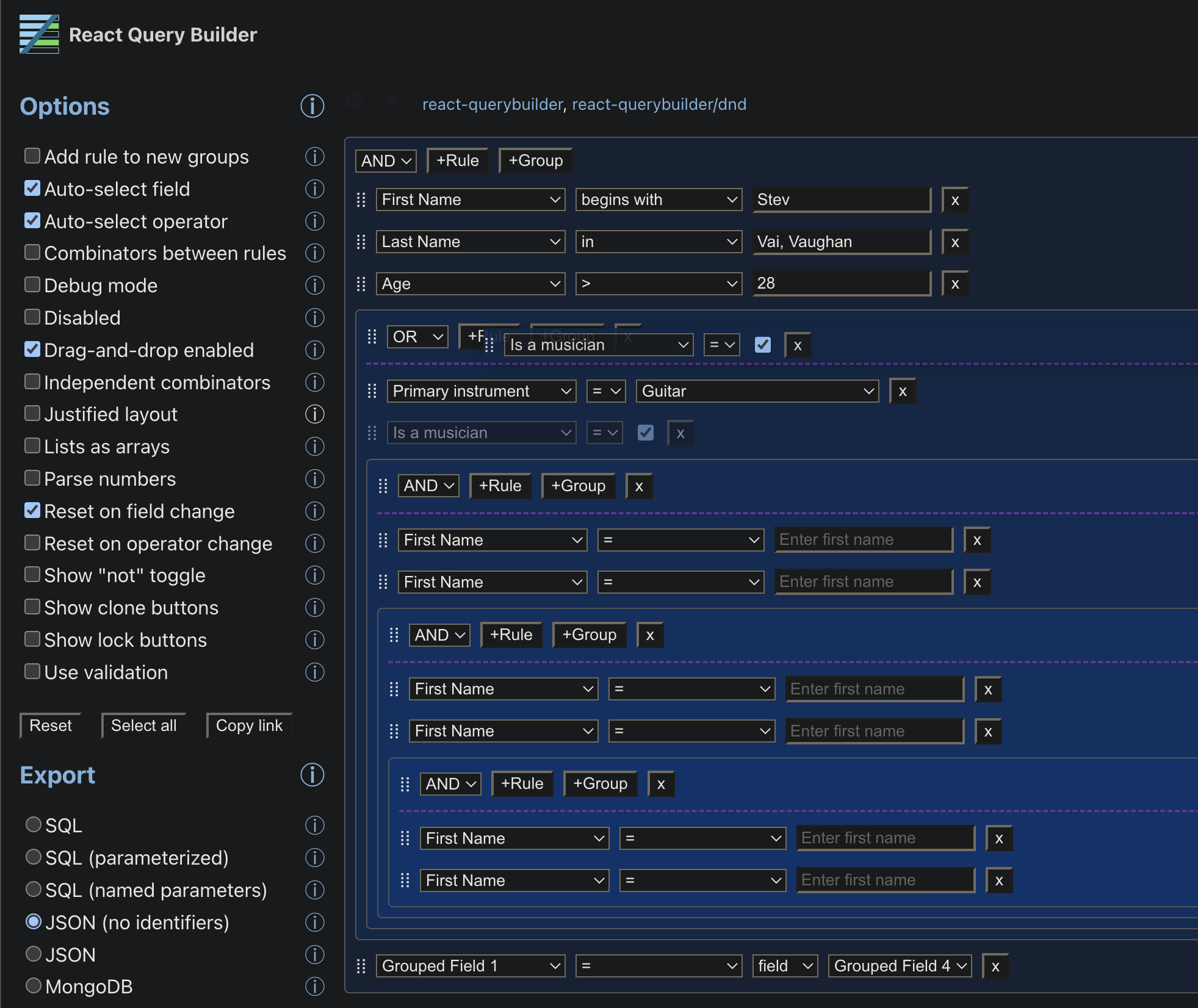 dndOver class should not be applied to child rule group headers · Issue #399 · react ...