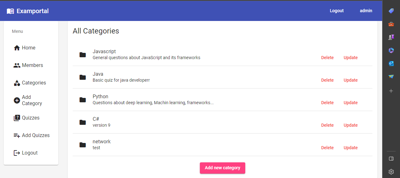 GitHub - sinamoghtaderfar/online-exam-front: About Front-end project online-exam-system written ...
