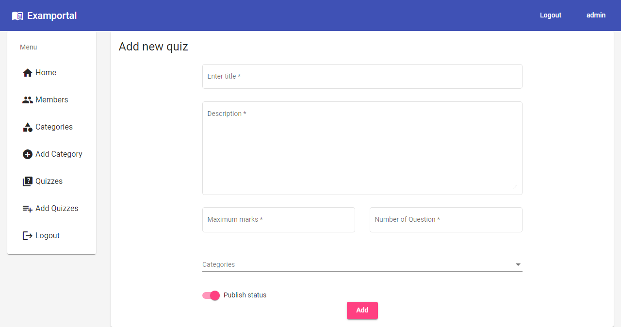 GitHub - sinamoghtaderfar/online-exam-front: About Front-end project online-exam-system written ...