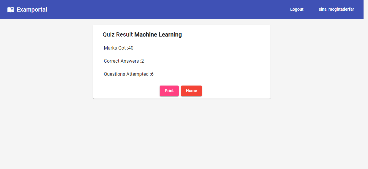 GitHub - sinamoghtaderfar/online-exam-front: About Front-end project online-exam-system written ...