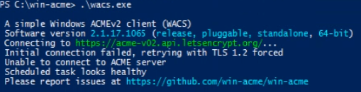 Win-acme unable to connect to Lets Encrypt API - Chain issues after ...
