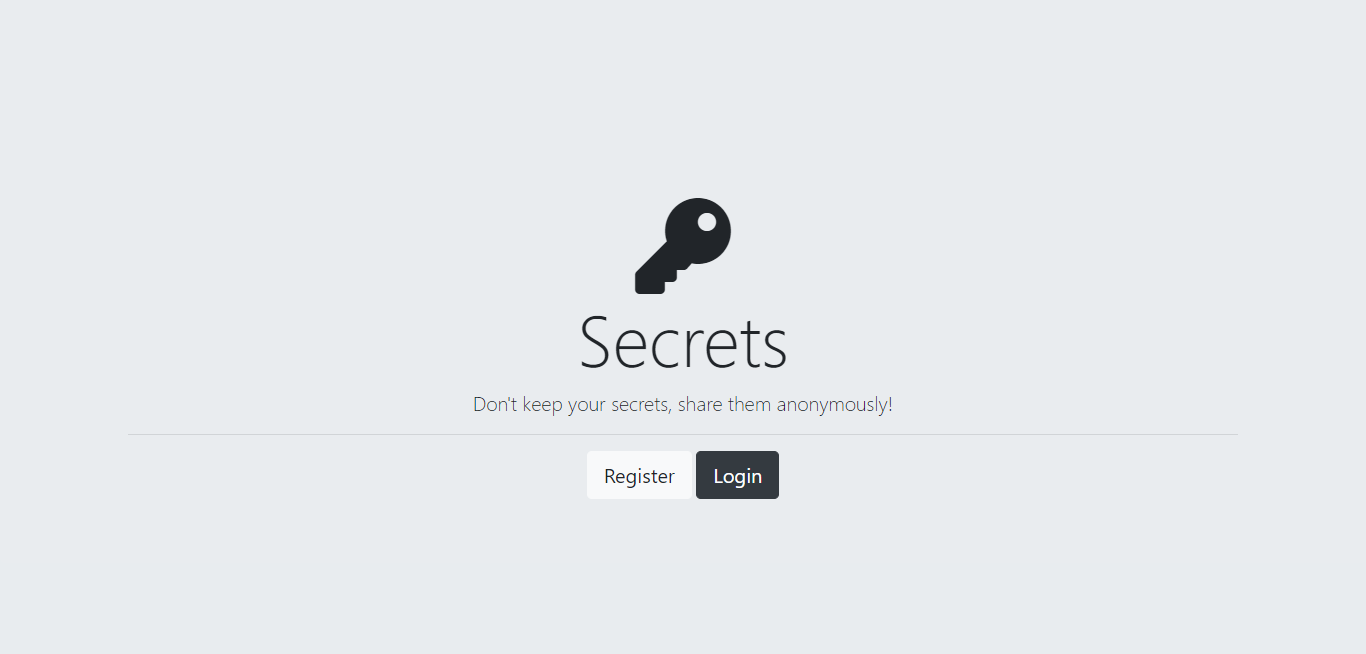 GitHub - Harsh3363/secrets: This is a simple web application to tell your secrets anonymously 🤐