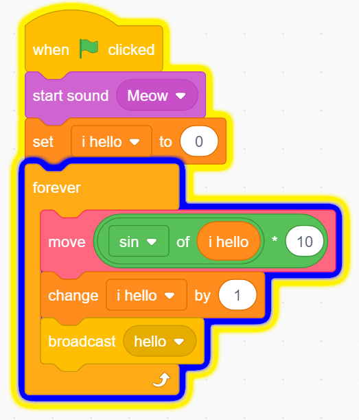 Make the "Highlight currently running blocks" addon look cleaner · Issue #1886 · ScratchAddons ...