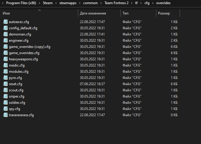 Tf2 does not recognize reset.cfg · Issue #668 · mastercomfig/mastercomfig · GitHub