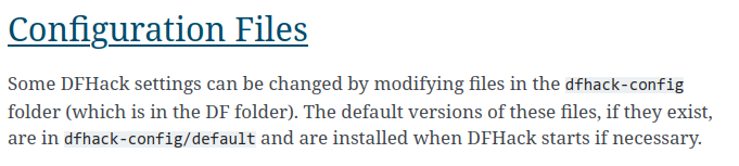 Make example config files more accessible · Issue #2166 · DFHack/dfhack · GitHub