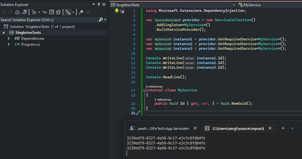 Singleton service becomes transient when typed HttpClient is injected · Issue #80089 · dotnet ...