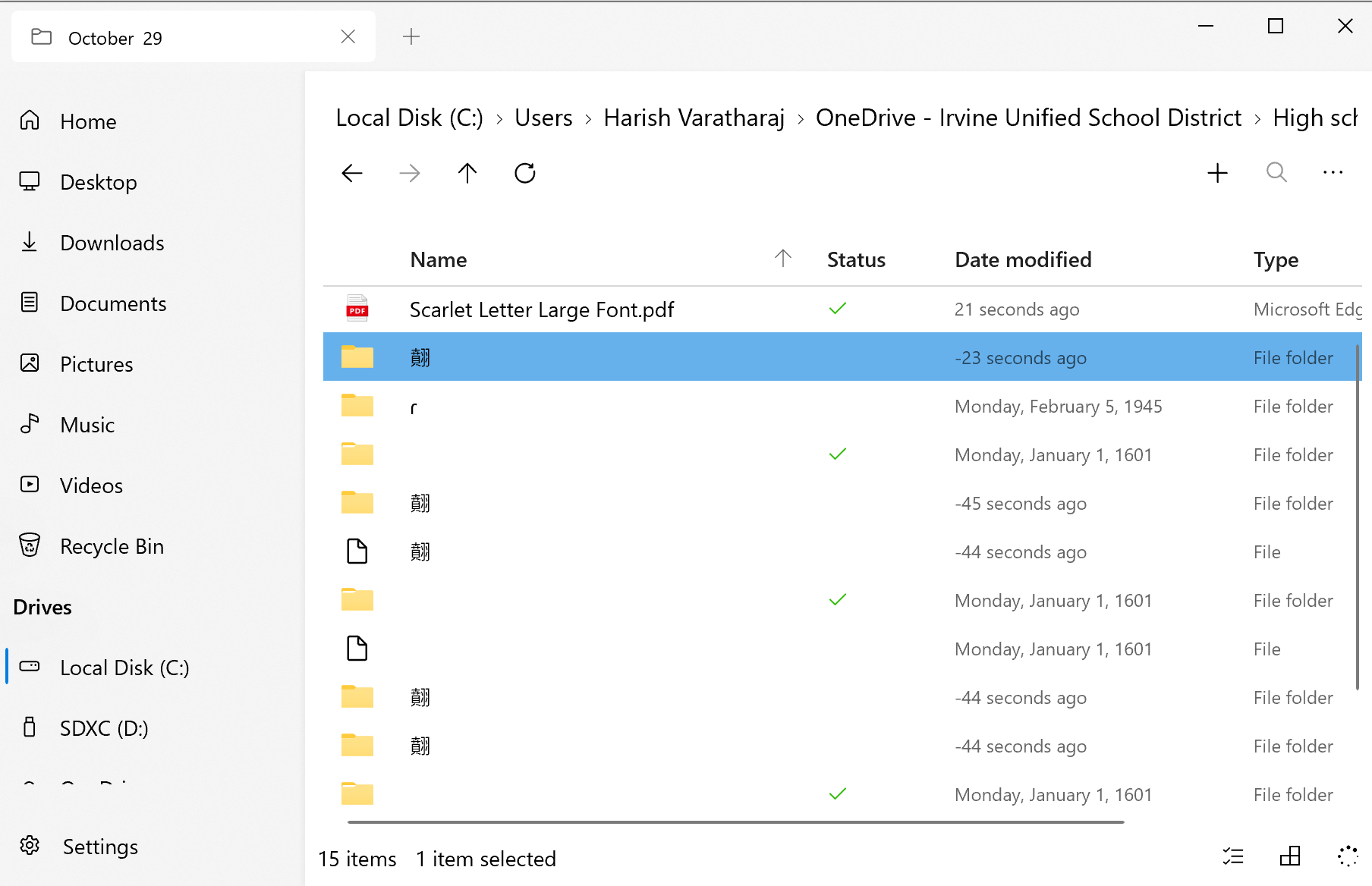Strange folders appearing out of the blue · Issue #2109 · files-community/Files · GitHub