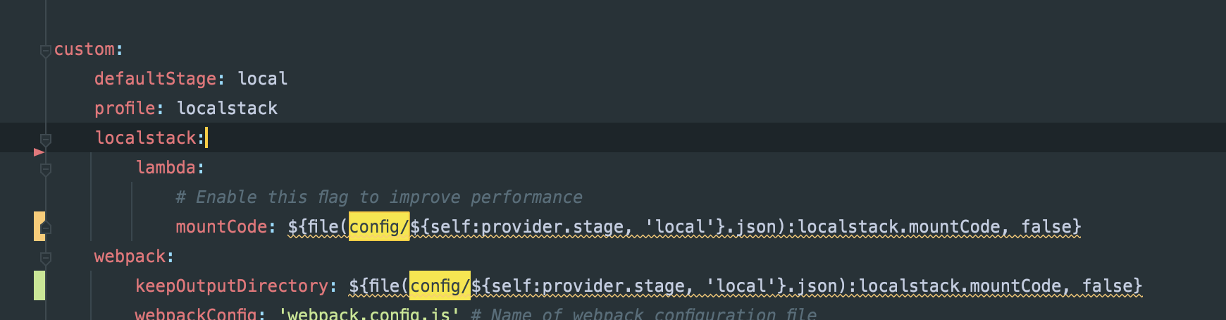 Runtime.HandlerNotFound .webpack/service/src/index.handle is undefined ...