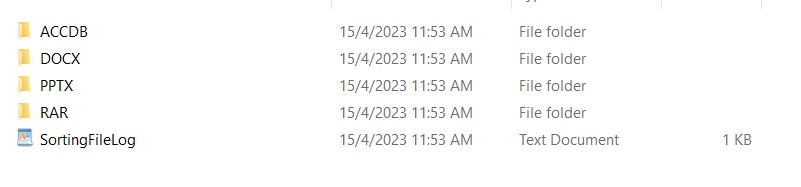 GitHub - DoneWithWork/FileSorter: Automatically sort files into folder of different file types