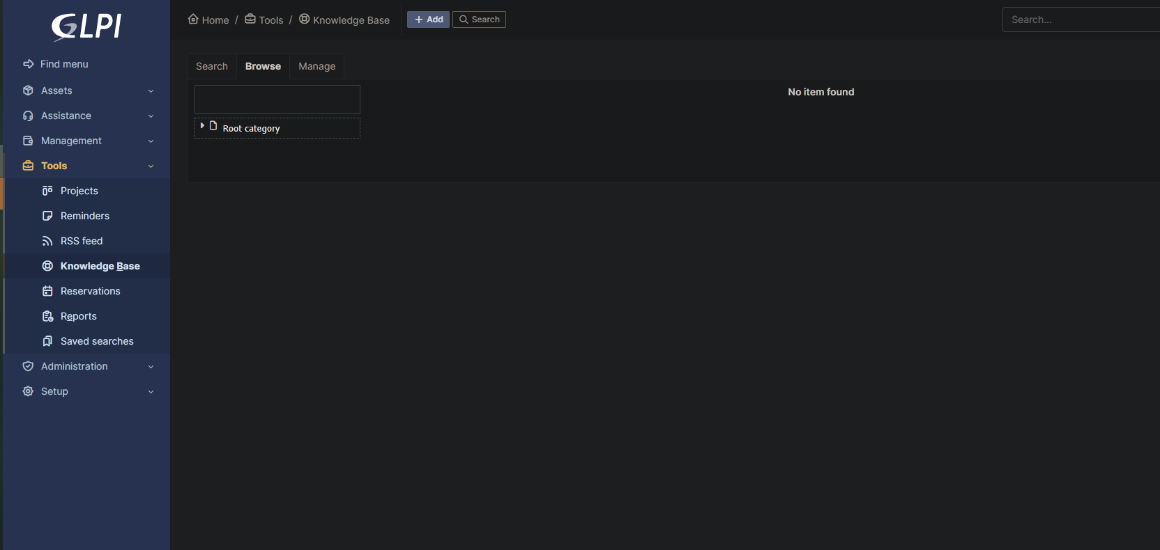 Knowledge Base No Item Found · Issue 14597 · Glpi Project Glpi · Github