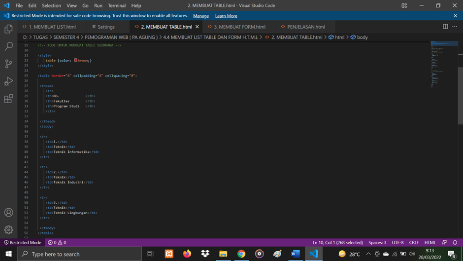 GitHub - Anshar303/4.4-Membuat-List-Table-dan-form