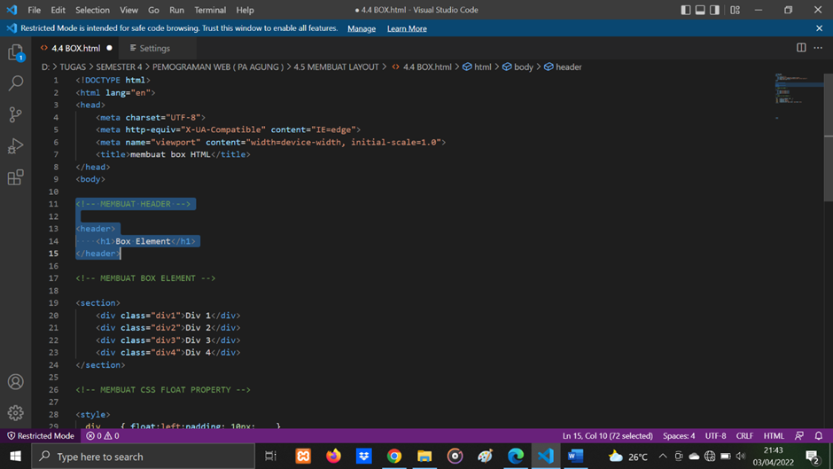 GitHub - Anshar303/4.5-MEMBUAT-BOX-DAN-LAY-OUT-HTML-