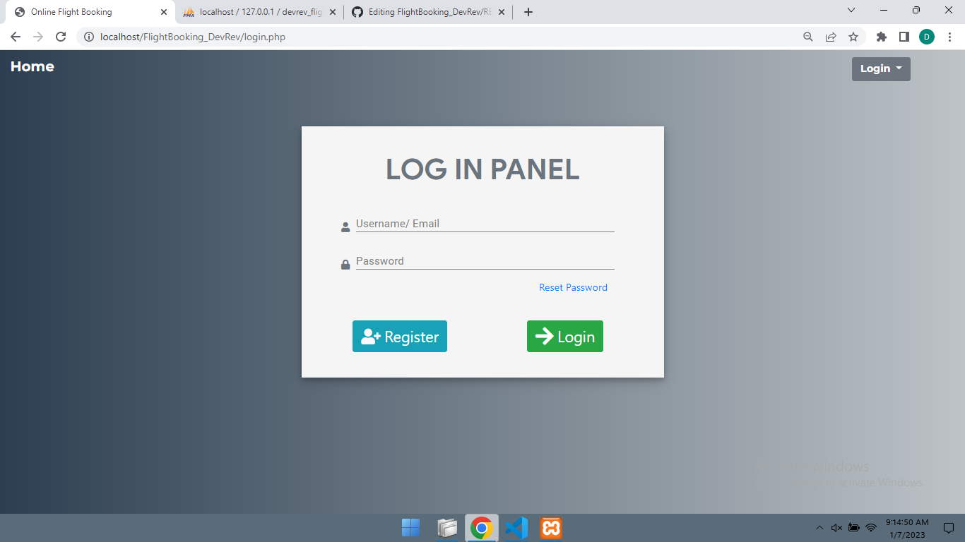 GitHub - smsdhamodaran/FlightBooking_DevRev: Create a web application for flight ticket booking.