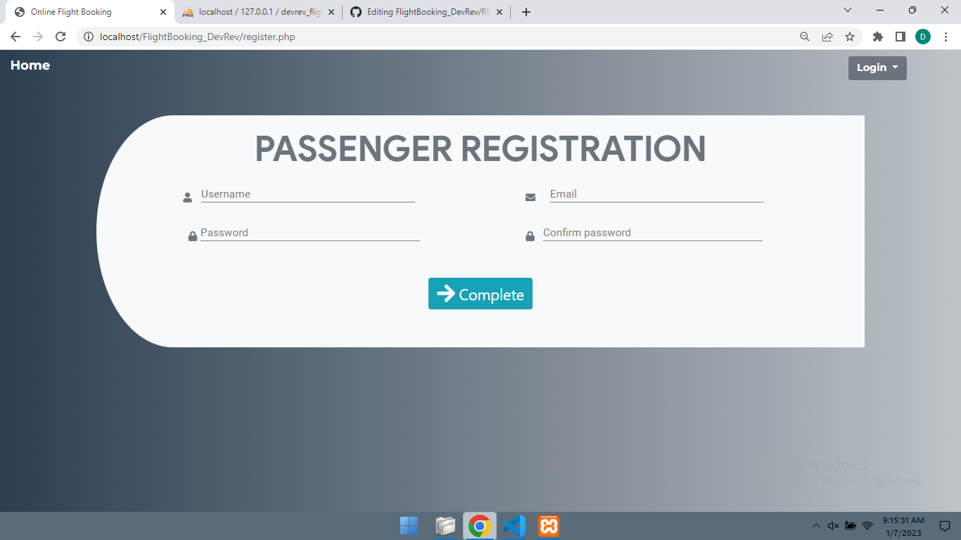 GitHub - smsdhamodaran/FlightBooking_DevRev: Create a web application for flight ticket booking.