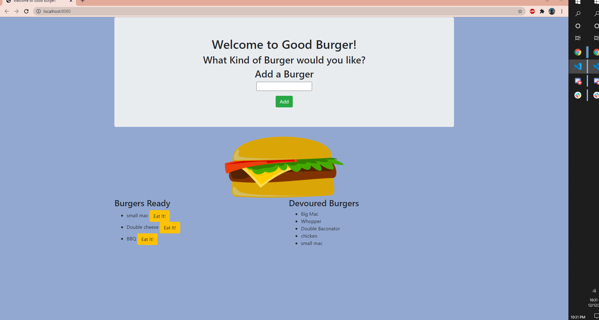 GitHub - Trattana95/burger-logger: https://infinite-dawn-87221.herokuapp.com/