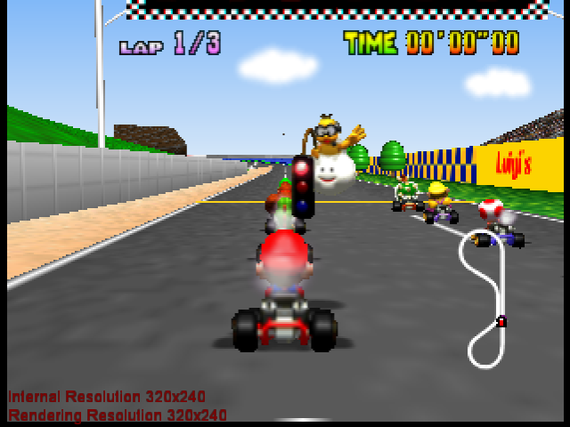 Mario Kart 64 - distorted timer · Issue #2264 · gonetz/GLideN64 · GitHub