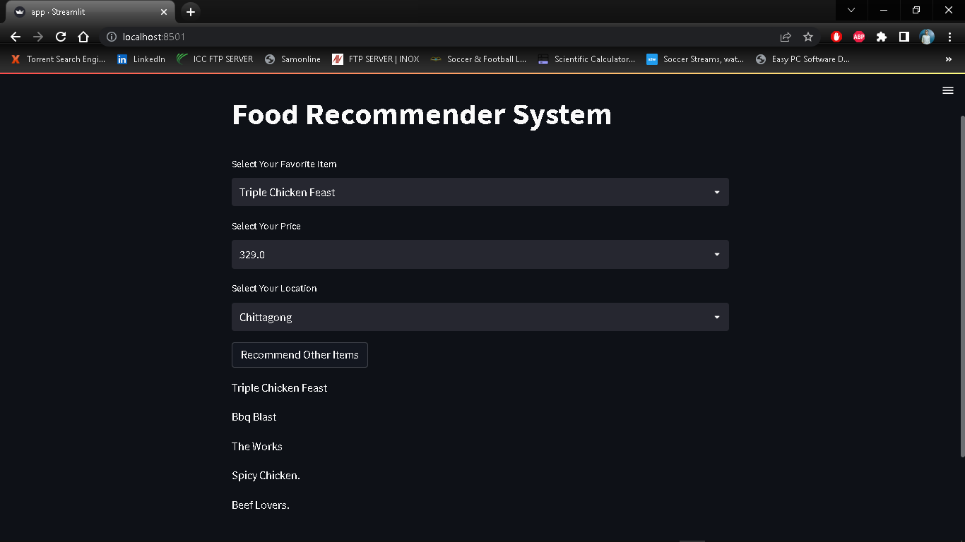 GitHub - shojol3301/Food-Recommendation-System
