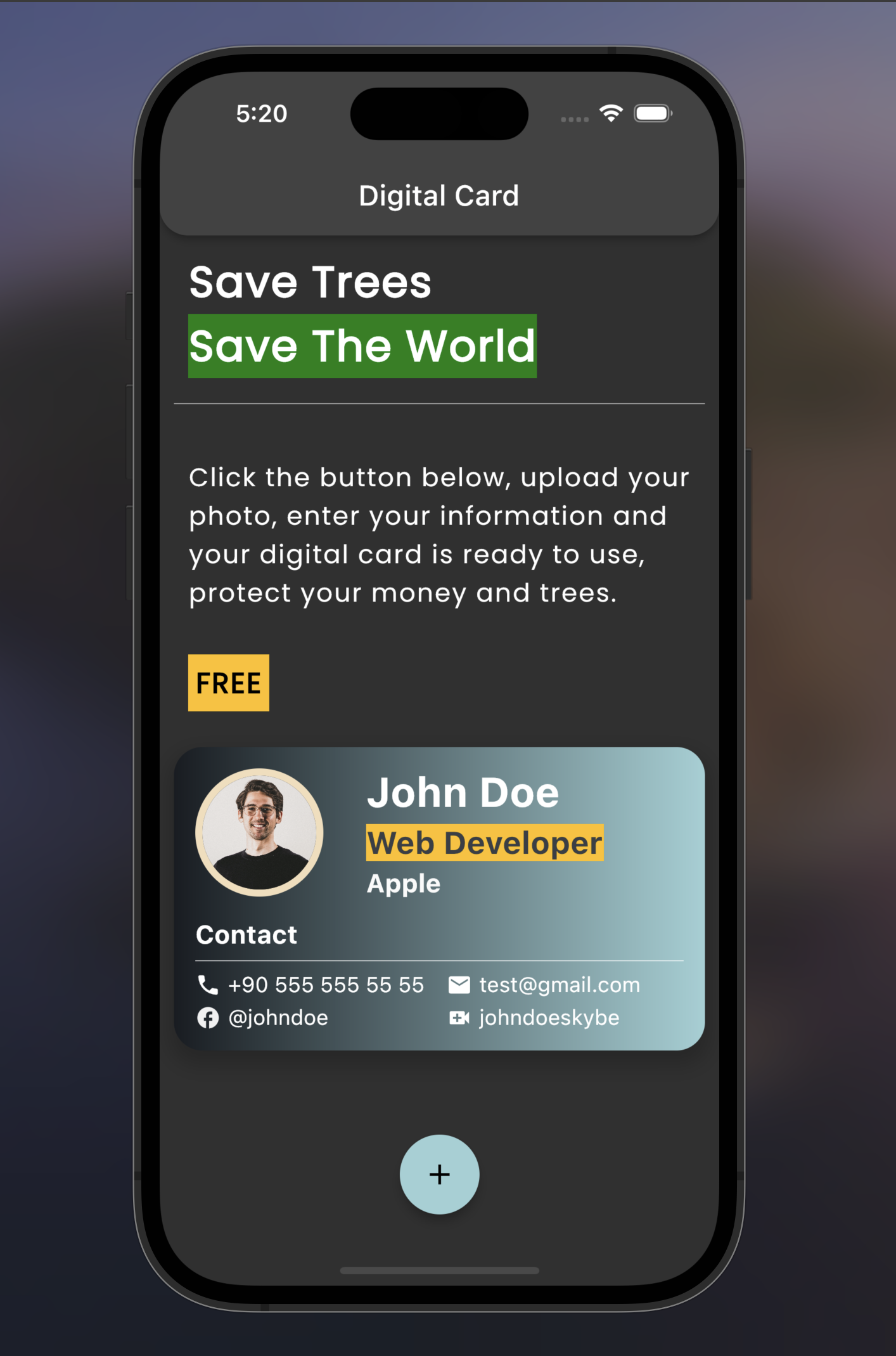 GitHub - kemalceliktas/digital-card