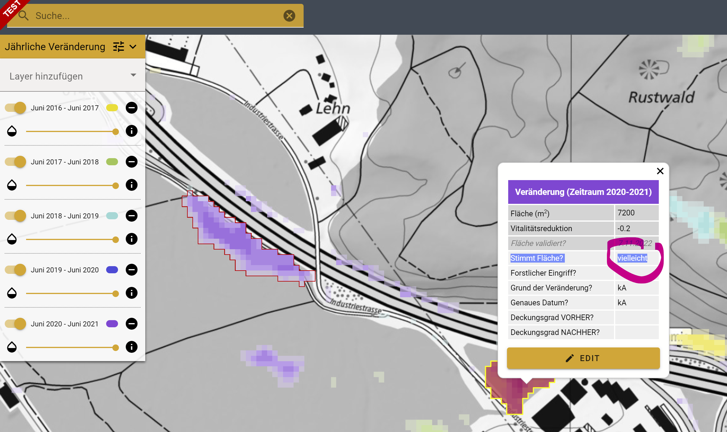 WFS Layer editierbar · Issue #110 · HAFL-WWI/Digital-Forest-Monitoring · GitHub