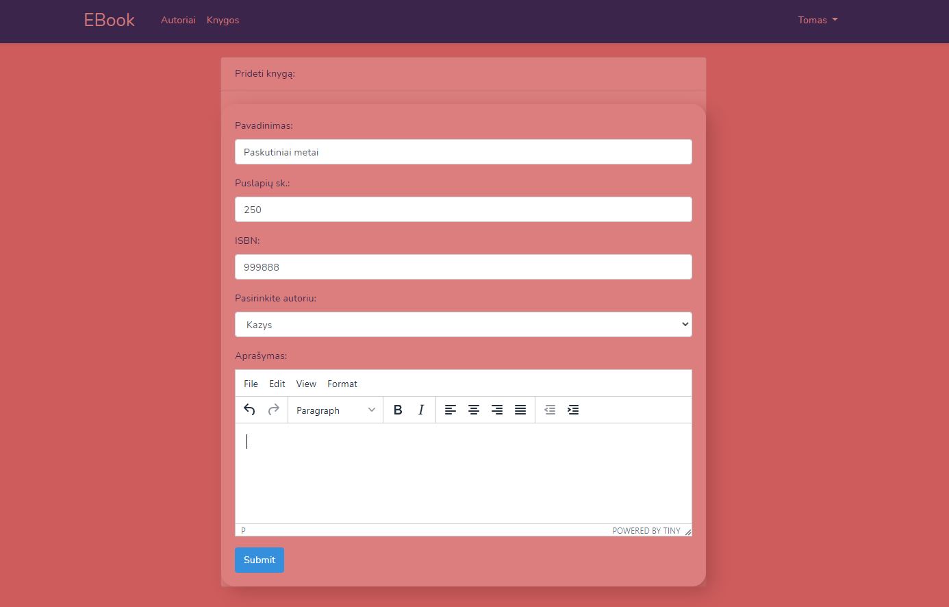 GitHub - tomas-land/Ebook-app: Web app built with Laravel framework
