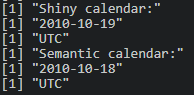 calendar changes date according to browser time zone · Issue #312 · Appsilon/shiny.semantic · GitHub