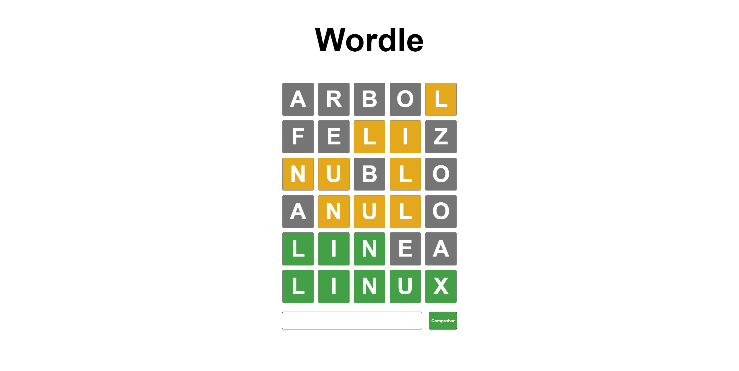 GitHub - jmiguelmh/Wordle: A simple wordle website that works with spanish words