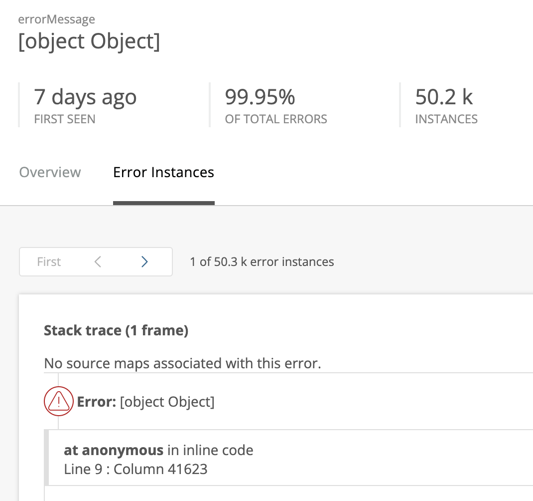Browser agent: `unhandledrejection` reason is not always of type a string · Issue #349 ...