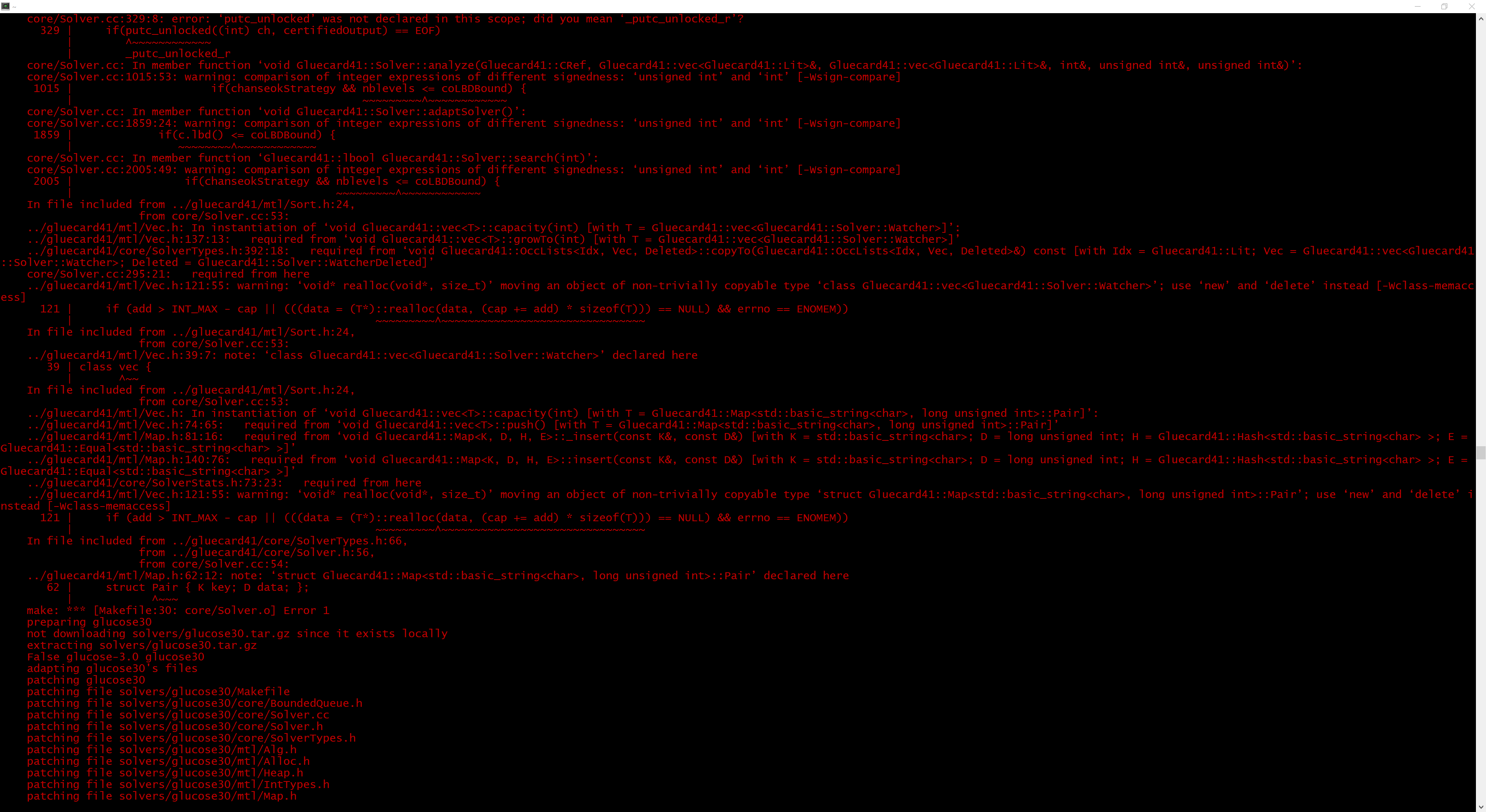 unable to install PySAT on Cygwin64 · Issue #93 · pysathq/pysat · GitHub