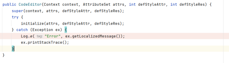 InflateException in CodeEditor · Issue #153 · Rosemoe/sora-editor · GitHub