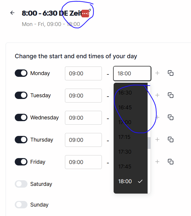 time picker color and lastpass interference? · Issue #6413 · calcom/cal.com · GitHub