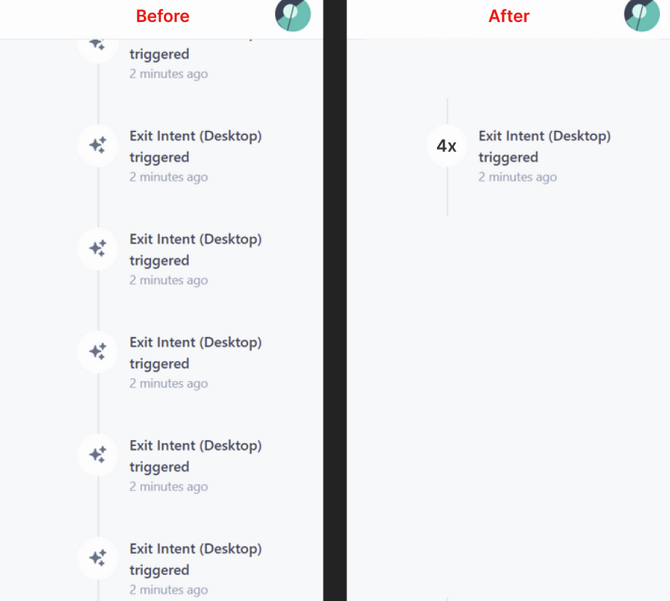 [FOR-900] Group Events of same Type in Activity Timeline · Issue #453 · formbricks/formbricks ...