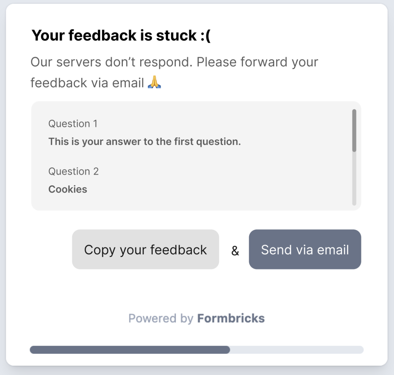 [FEATURE][FormTribe 🔥][500 Points] Add Error handling modal for Link & in-App Surveys · Issue ...