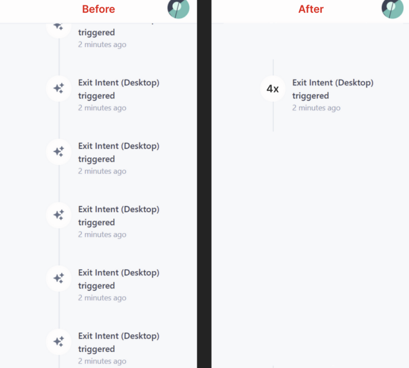 [FEATURE][FormTribe 🔥][250 Points] Group Events of same type in event timeline · Issue #1282 ...