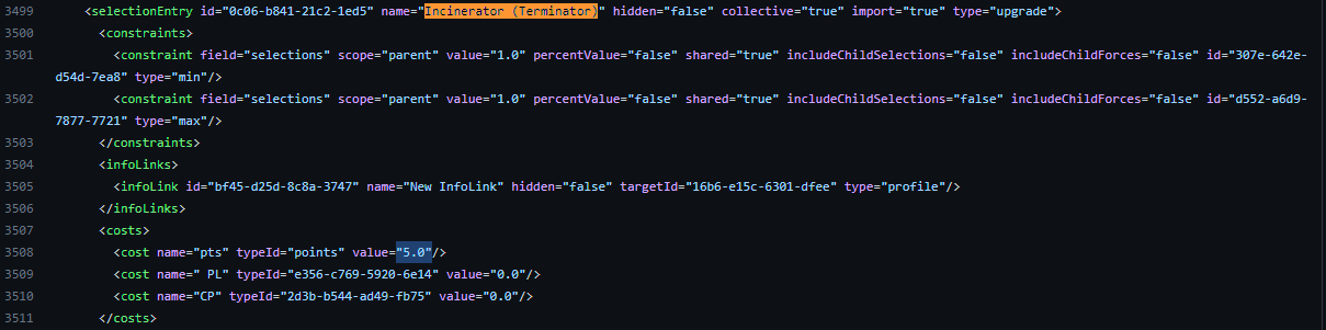Grey Knights: Some wargear points values not updated · Issue #12112 · BSData/wh40k-9e · GitHub