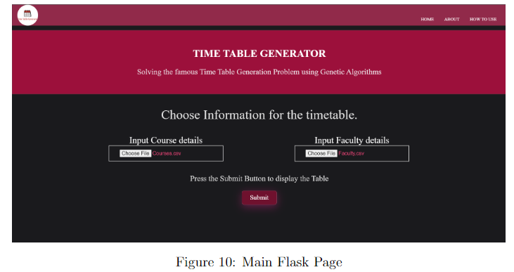 GitHub - PandaSupremacy/Time-Table-Generator: Generates an optimized ...
