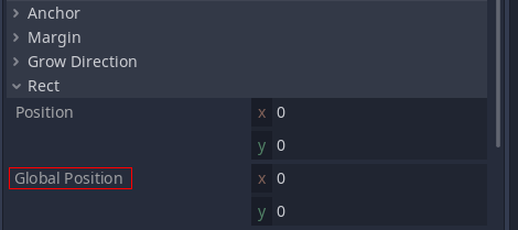 Add Global Position to the inspector (for Control/Node2D) · Issue #1657 ...