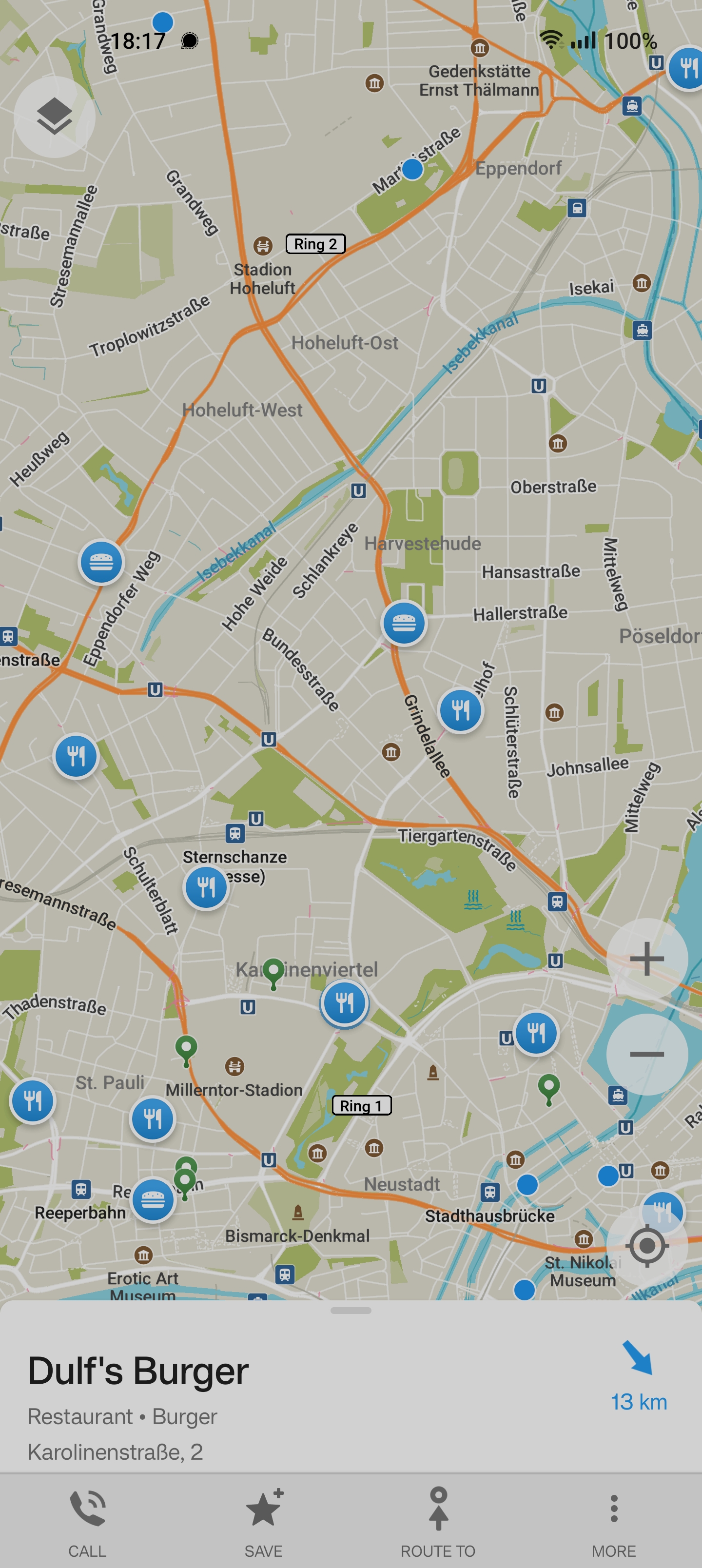 Search results displayed on map ≠ search results displayed on list ...