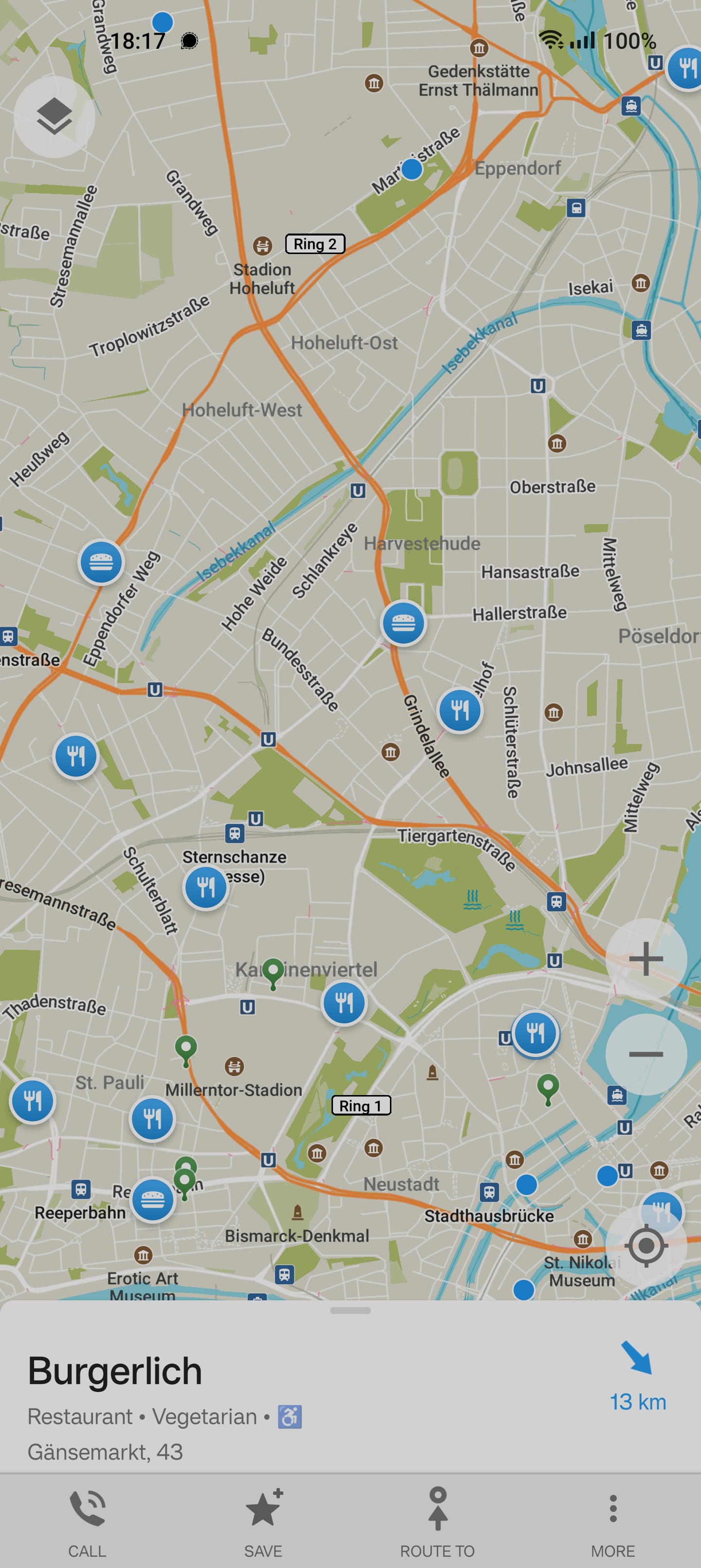 Search results displayed on map ≠ search results displayed on list ...
