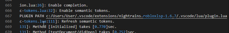 Plugins don't seem to actually do anything? · Issue #205 · NightrainsRbx/RobloxLsp · GitHub