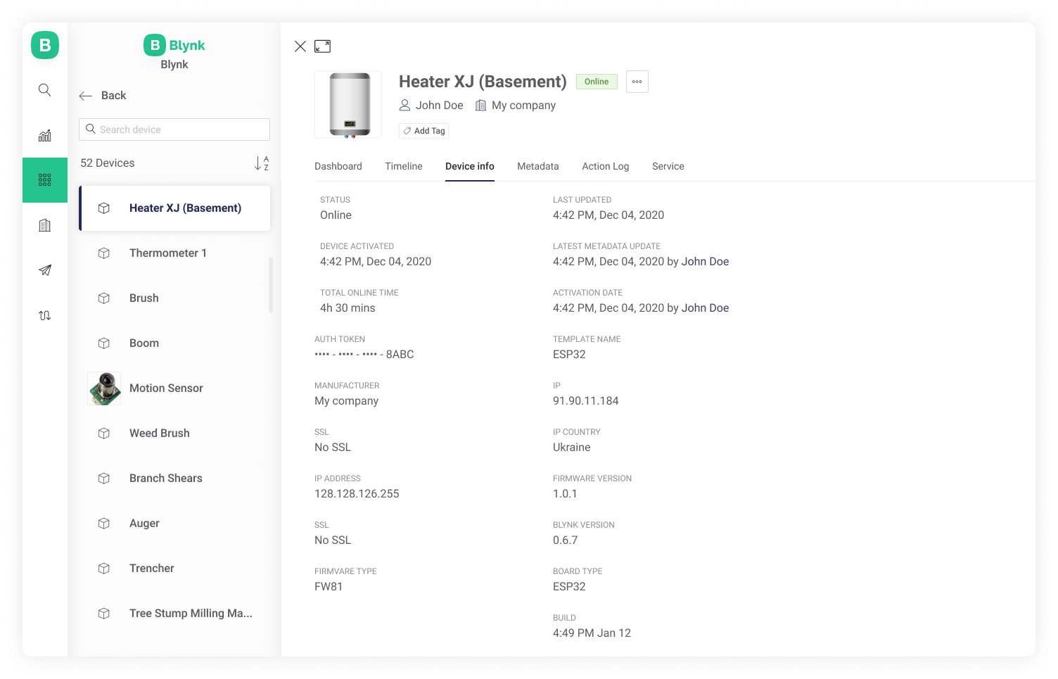 Blynk docs device info md At Main Mariashinkevich blynk docs GitHub