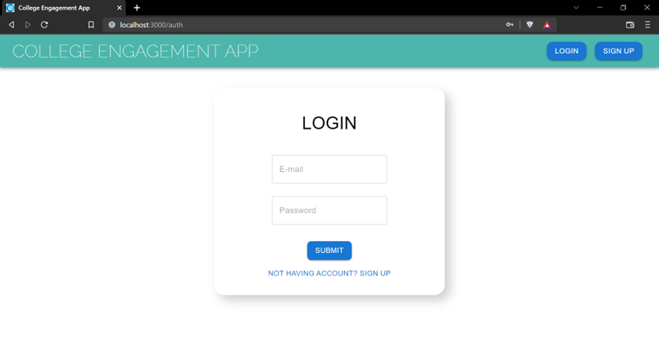 GitHub - Shubhi07s/College-Engagement-App