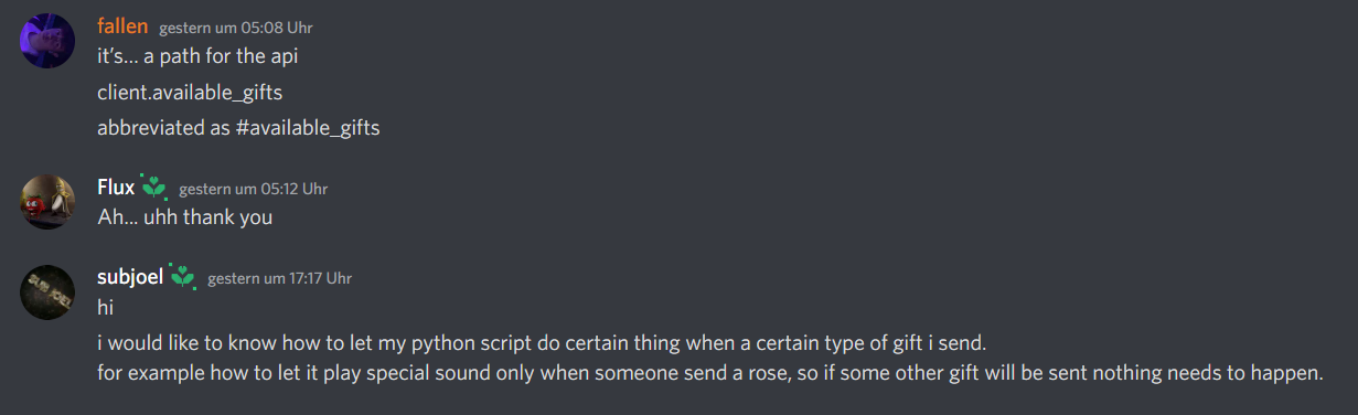 how to respond to certain gifts when send? · Issue #59 · isaackogan/TikTokLive · GitHub