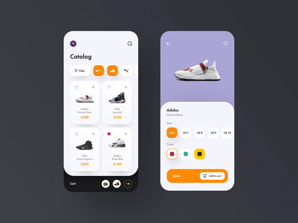 GitHub - mohammad7hosein/sneaker_shopping_app: sneaker shop app ui with flutter