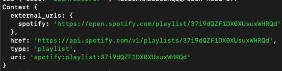 Context is null on recently played tracks requests from Spotify API · Issue #446 · thelinmichael ...