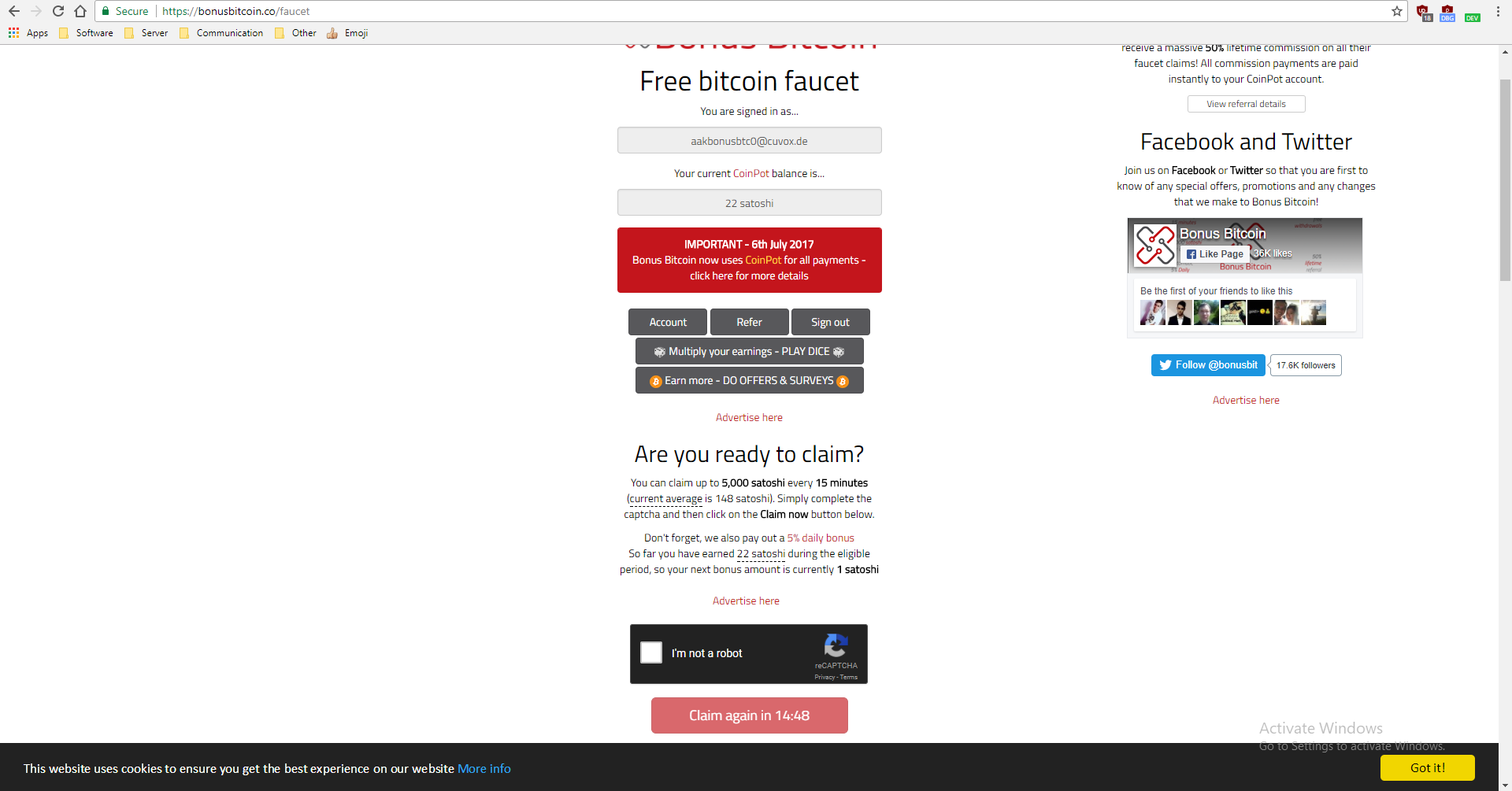 https://bonusbitcoin.co/faucet · Issue #3377 · reek/anti-adblock-killer · GitHub